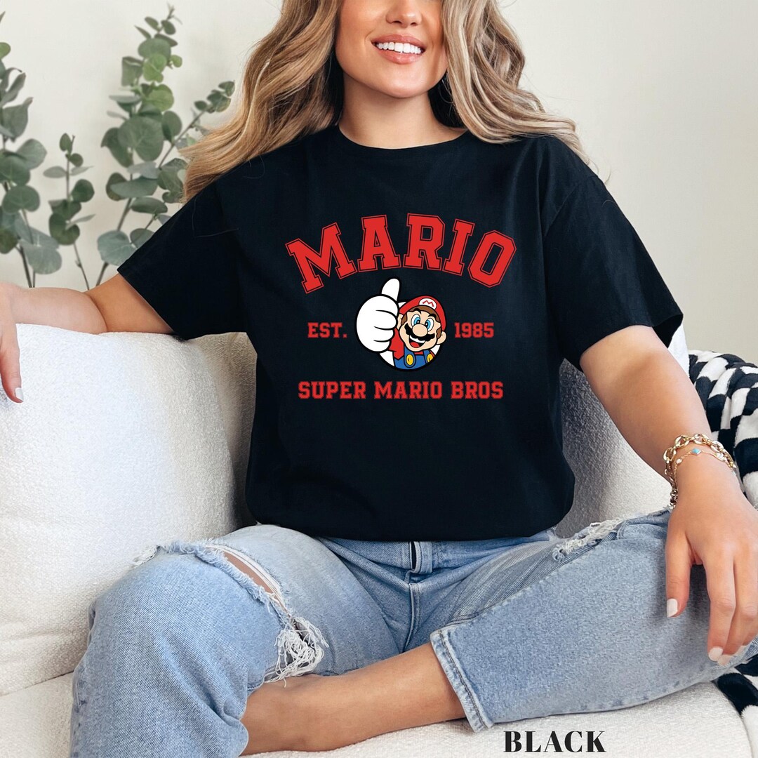 Custom Mario Family Matching Shirt: Super Mario Bros Cotton Tee232295 ...