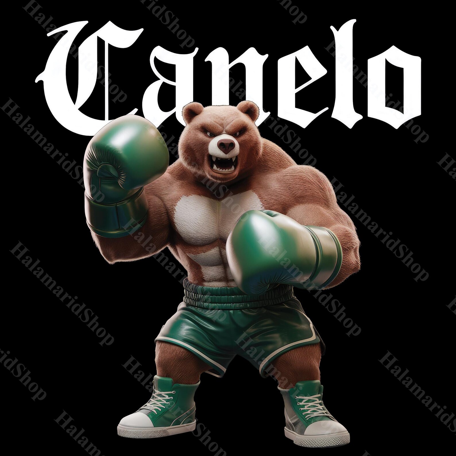 Canelo Alvarez Bear Png, Trending Design 2024 Png, Bear Png ...