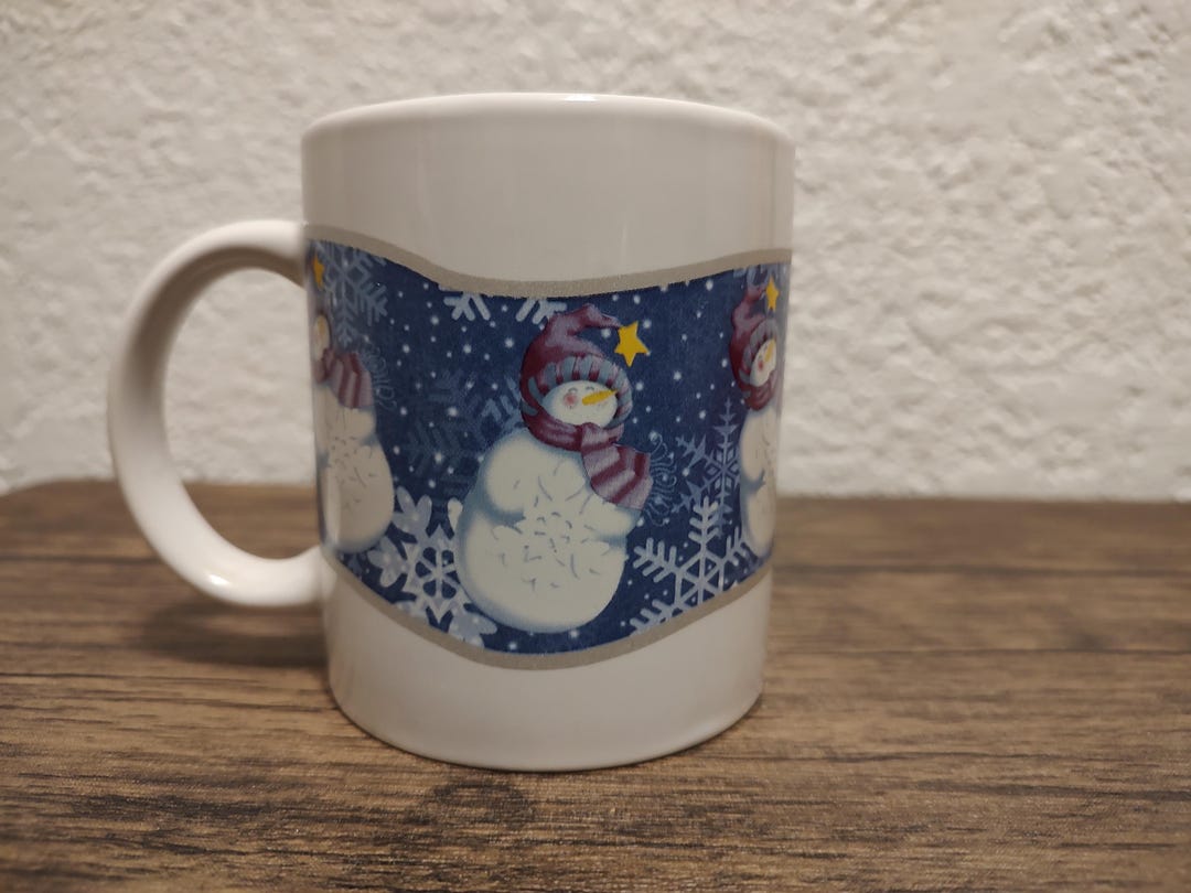 Vicky Howard Houston Harvest Snowman Mug - Etsy