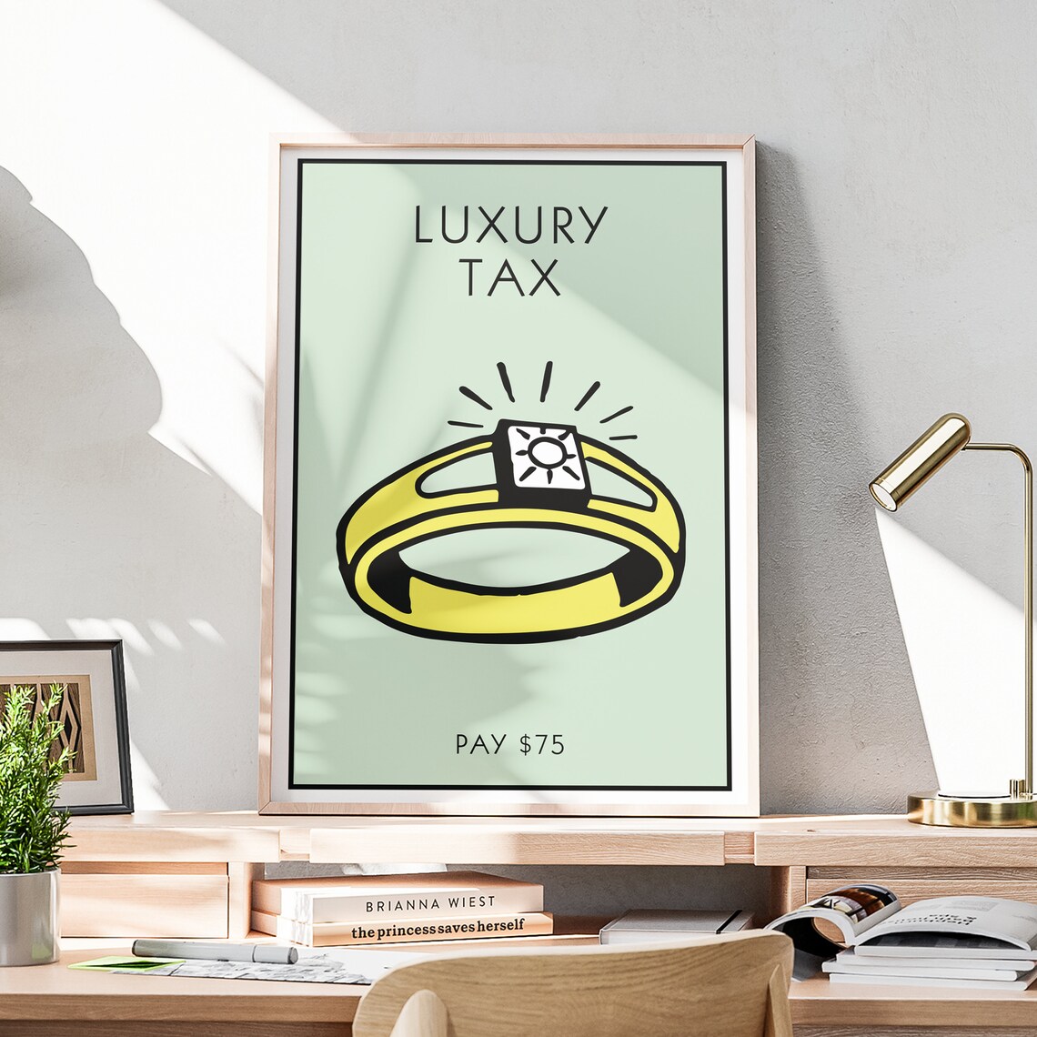 Minimalist Monopoly Card Collection, Set of 8, Monopoly Poster, Board ...