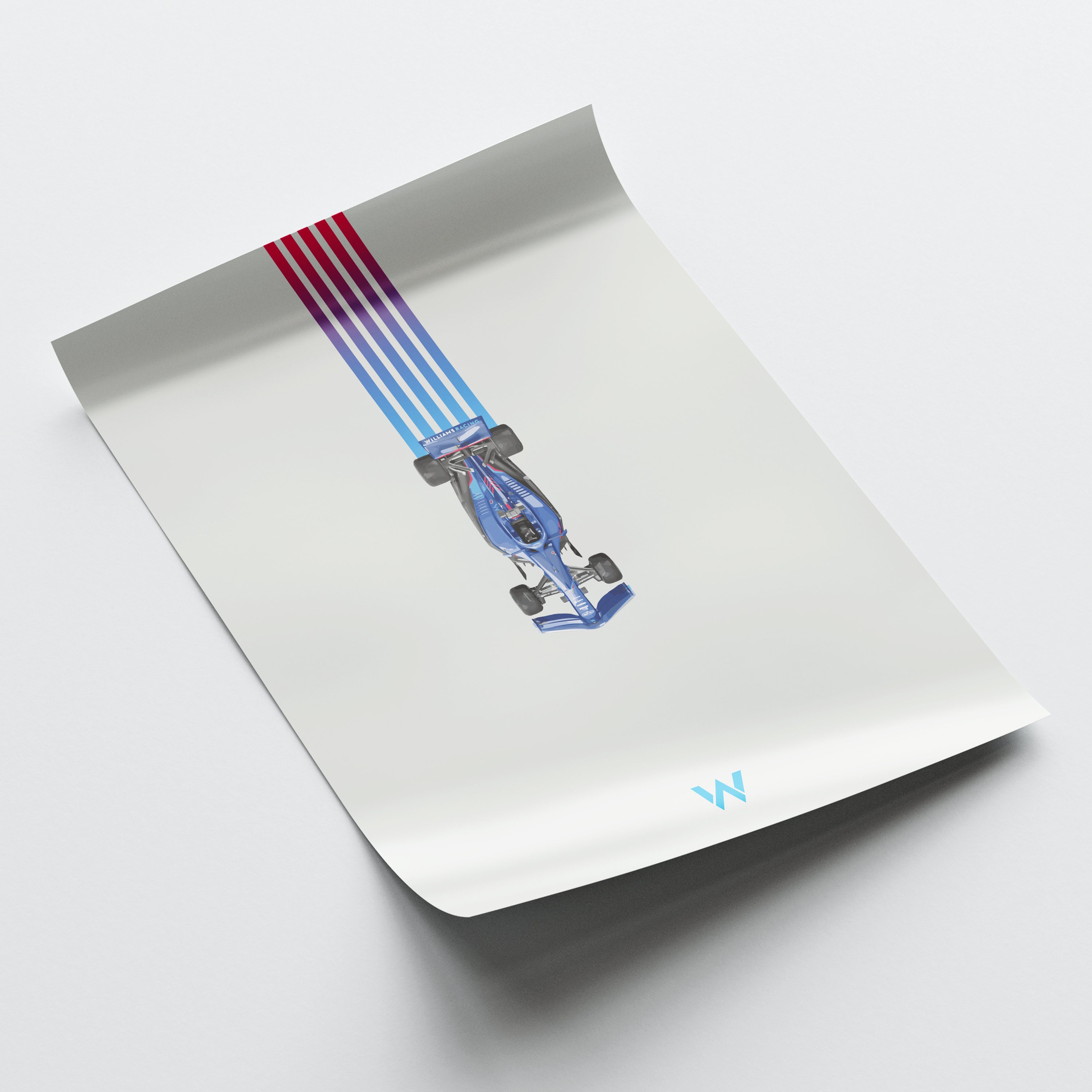 Minimalist Williams F1 Poster, Formula 1 Gift, F1 Wall Art, Formula 1 ...