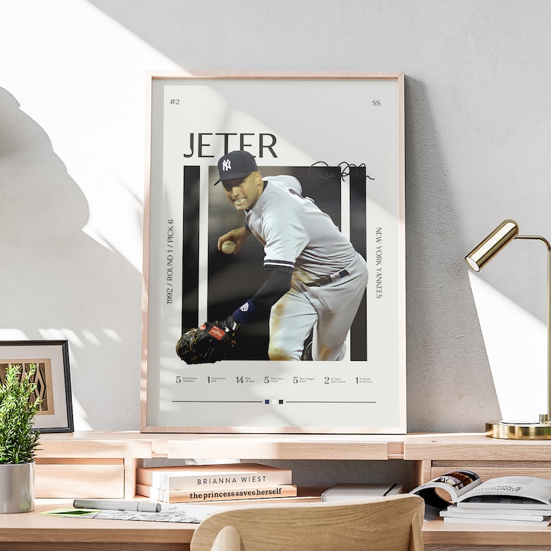 Derek Jeter Poster - Etsy