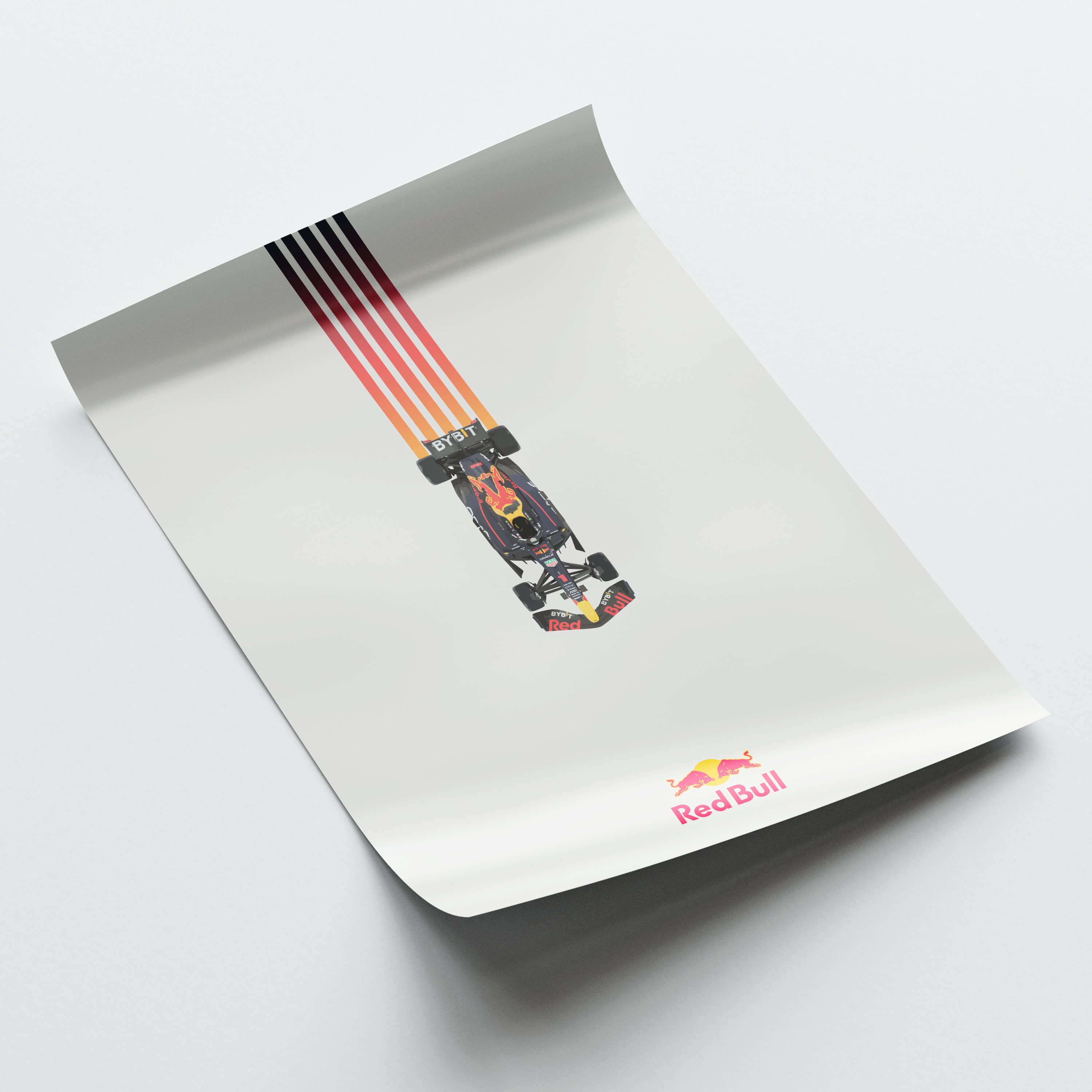 Minimalist Red Bull F1 Poster, Formula 1 Gift, F1 Wall Art, Formula 1 ...