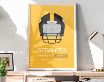 Minimalist Buffalo Bills Helmet Poster, NFL Poster, Buffalo Bills ...