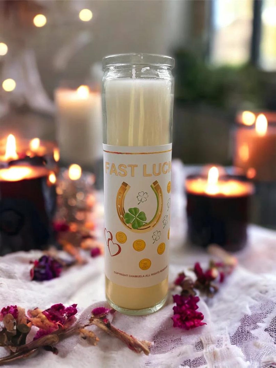 Fast Luck Ritual Candle Lucky Attraction 7 Day Candle Lucky Ritual With ...