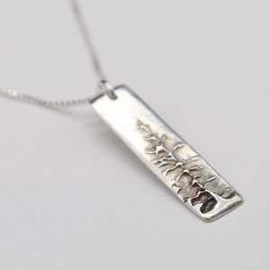 Forest Necklace Fine Silver Redwood Tree Handmade Artisan Jewelry ...