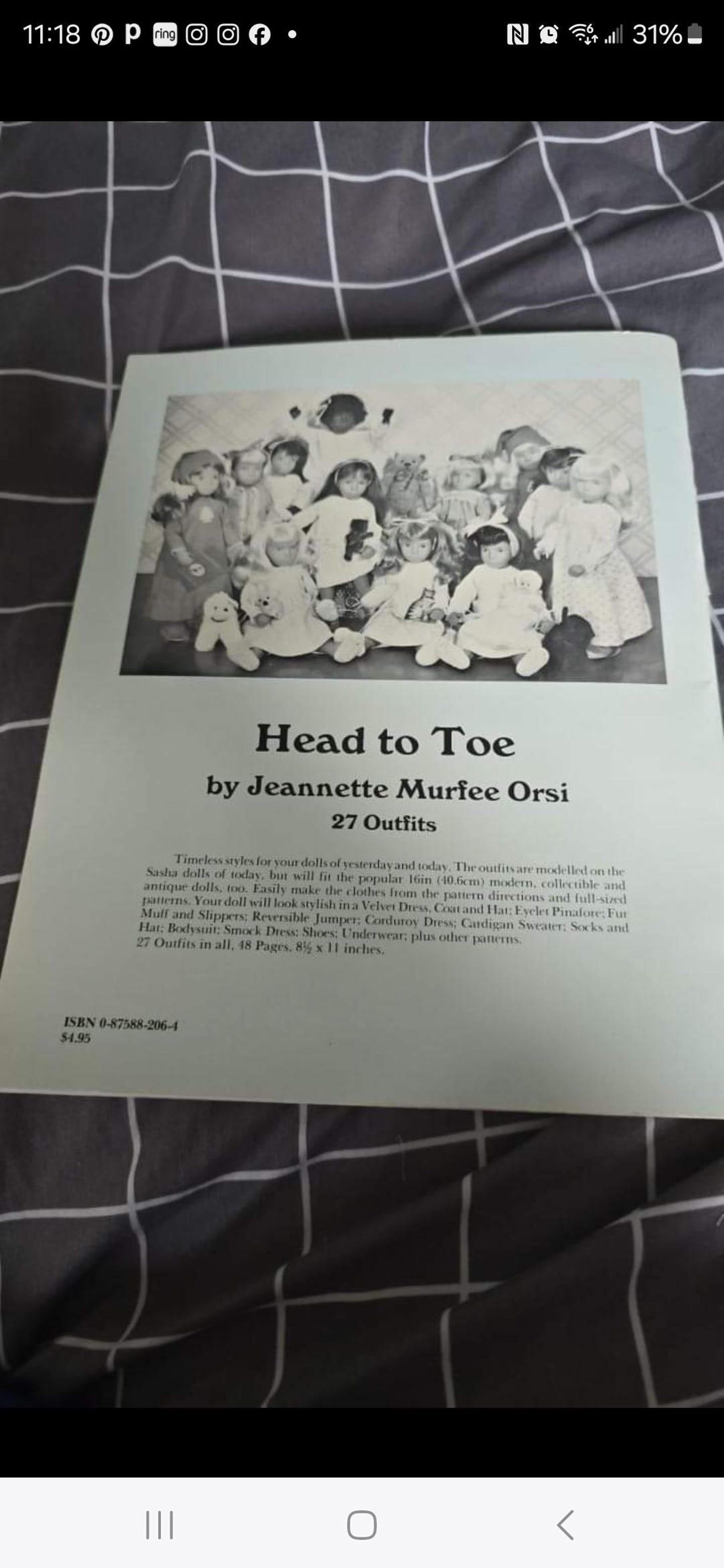 Sasha Doll Pattern Book - Etsy