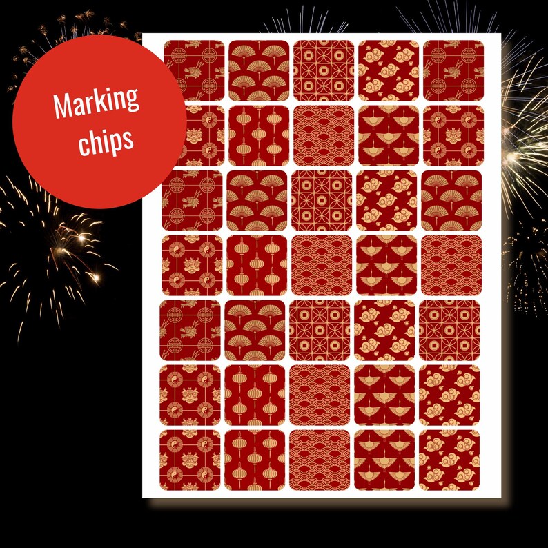 50 Chinese New Year Bingo Cards | for Kids and Adults | Lunar New Year ...