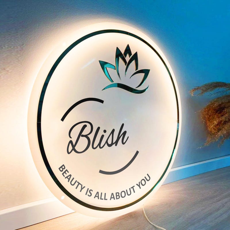 Custom Backlit Sign - Etsy