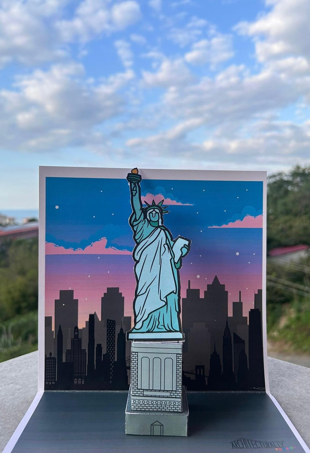 Paper Statue of Liberty PDF Printable Activity for Kids - Etsy
