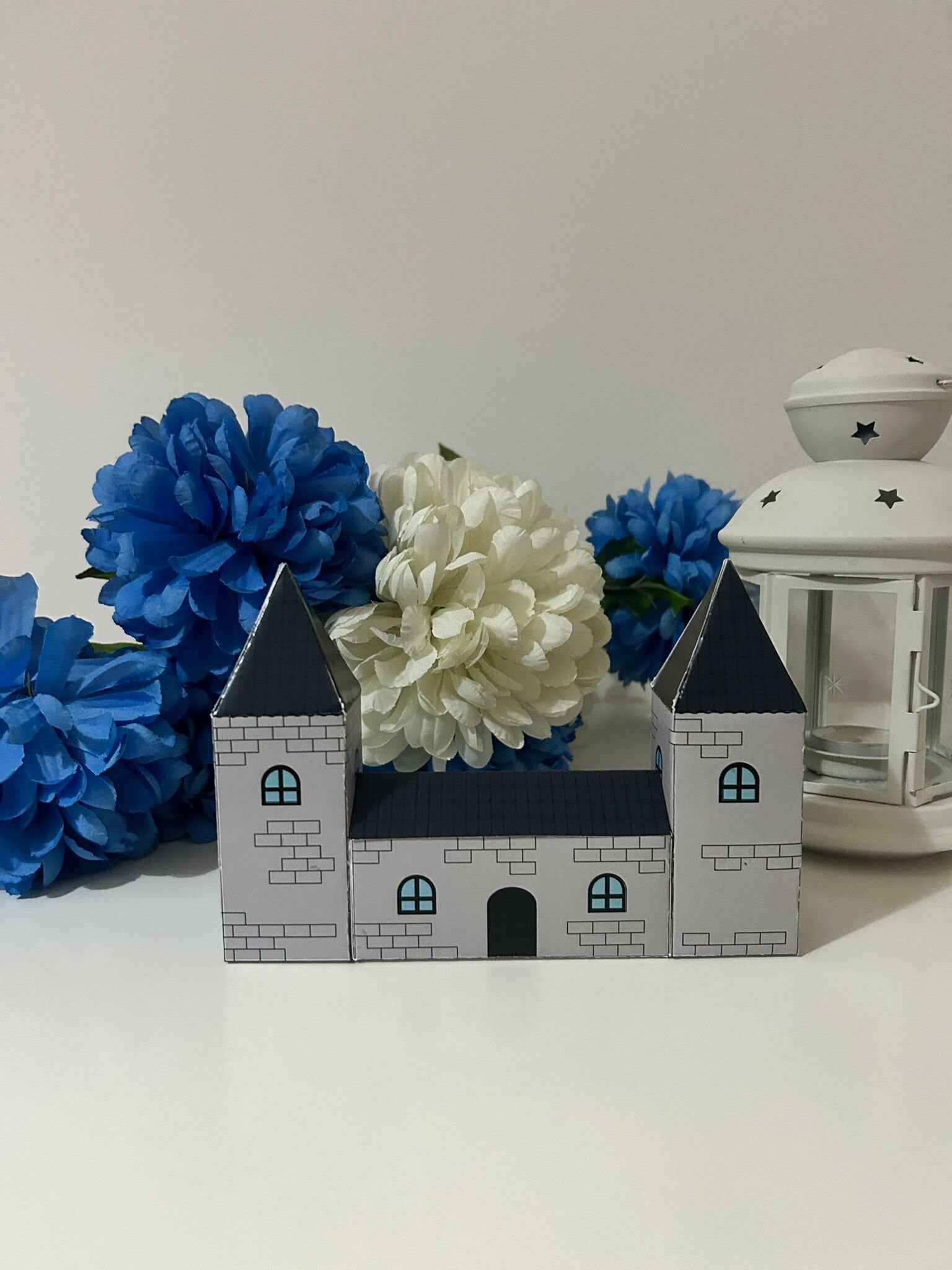 Paper Castle Printable PDF Model Castle 3D Craft - Etsy