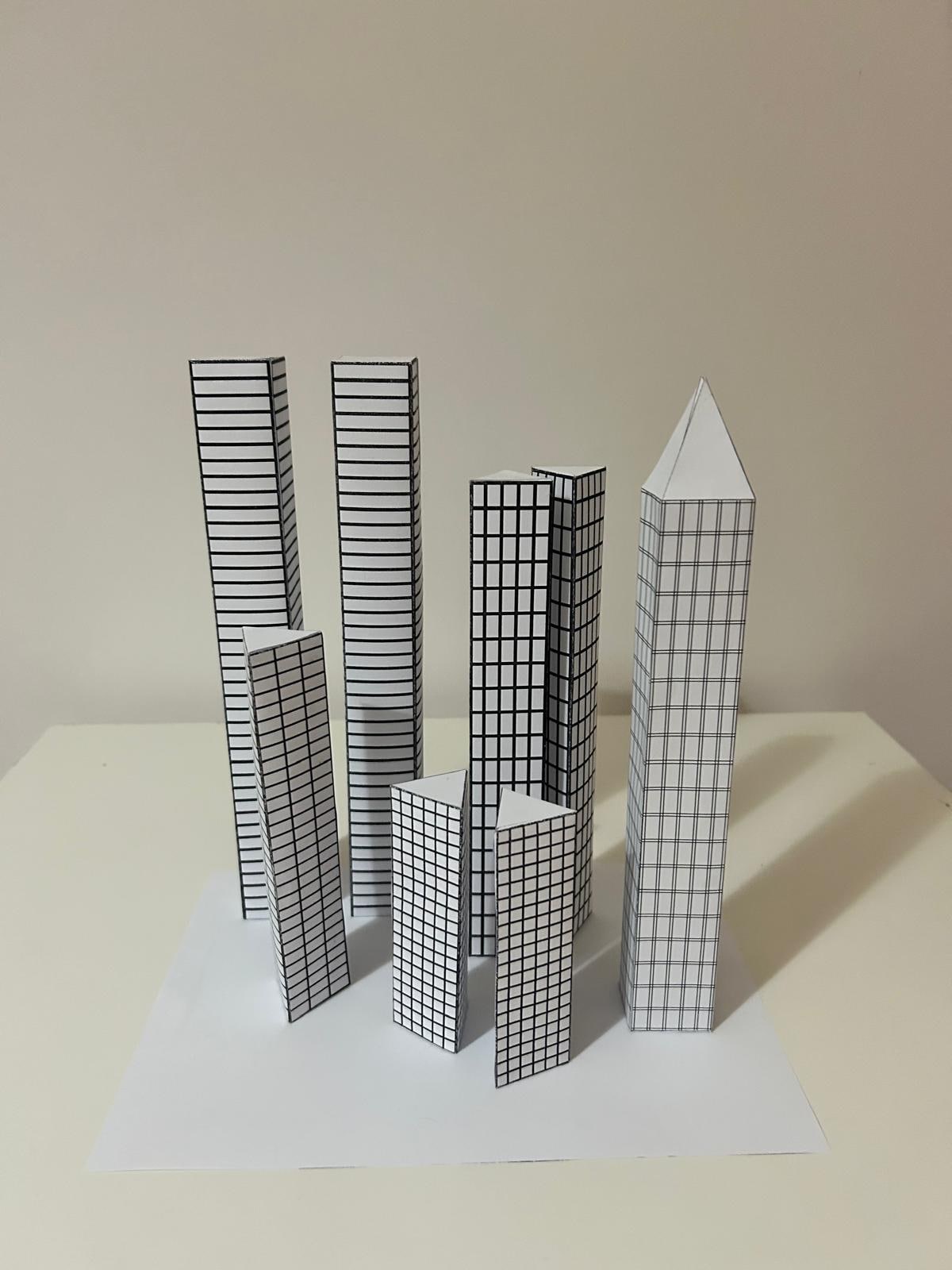 Paper City Printable PDF 3d Craft - Etsy