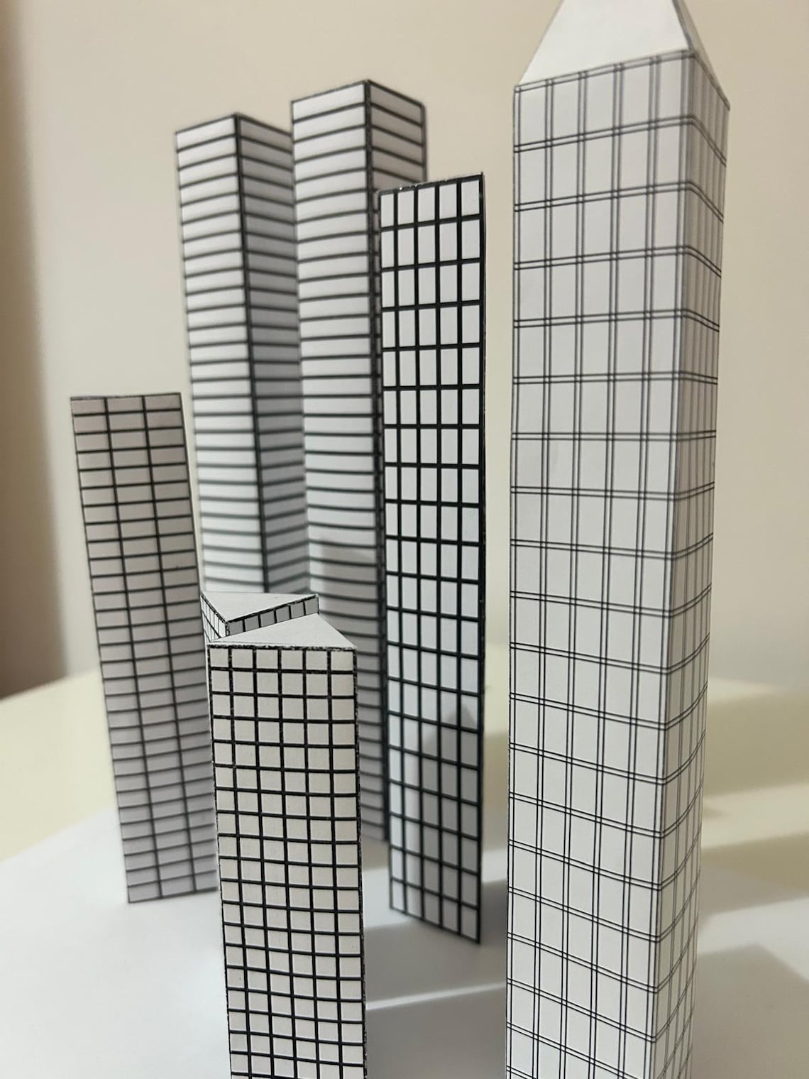 Paper City Printable PDF 3d Craft - Etsy