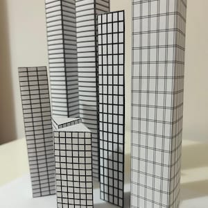 Paper City Printable PDF 3d Craft - Etsy