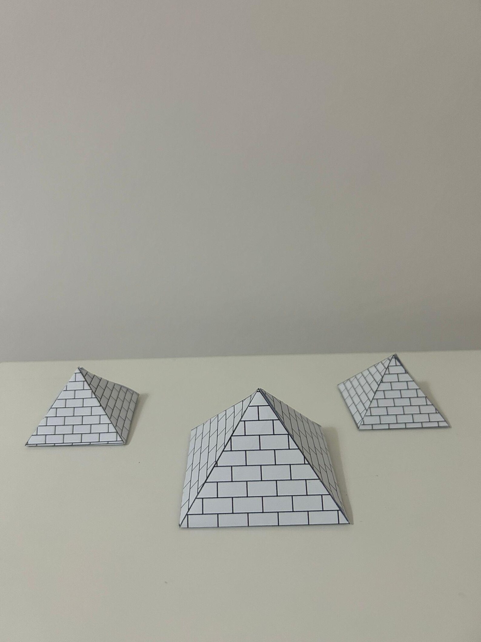 Paper Egyptian Pyramids Pdf Printable Activity for Kids - Etsy