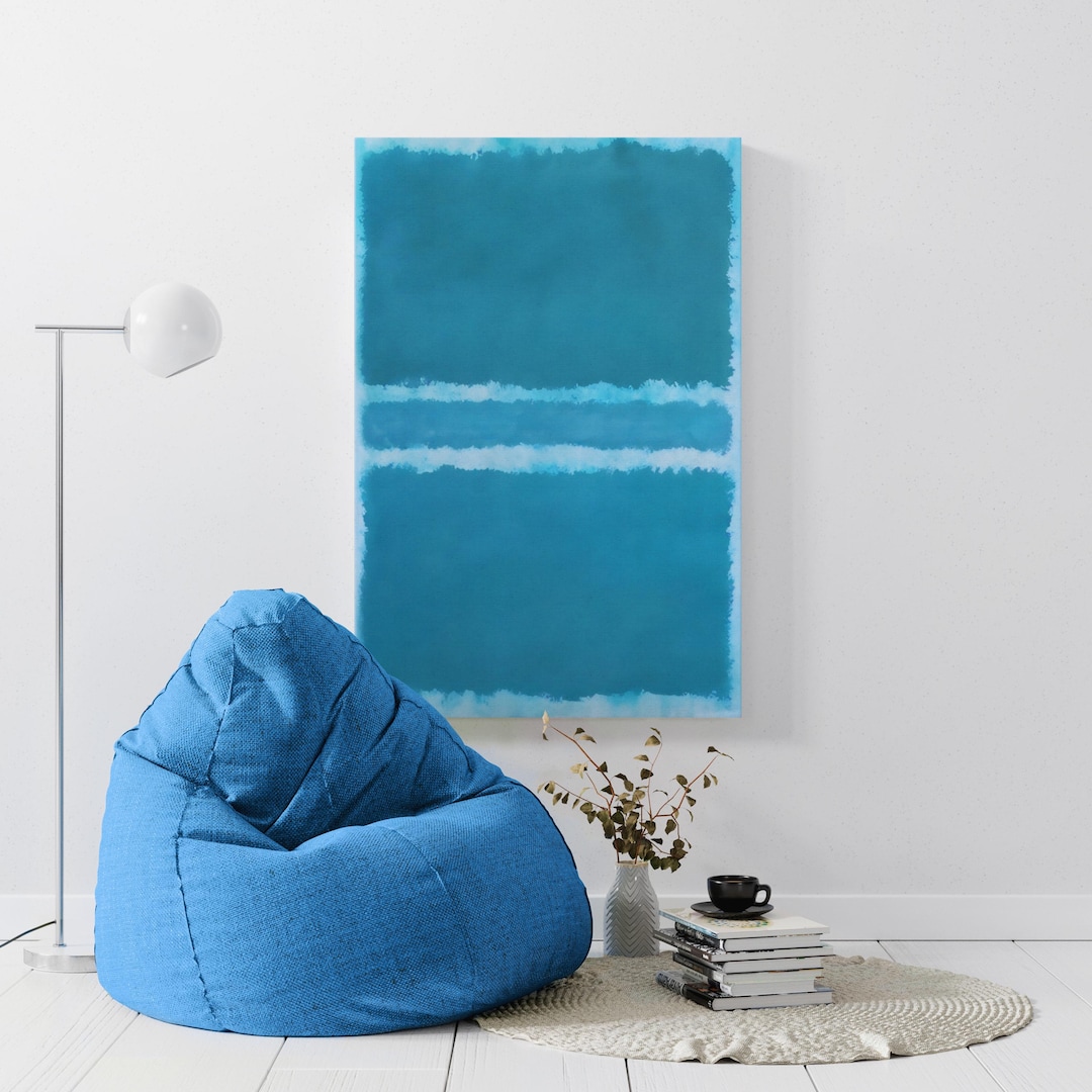 Mark Rothko Blue Divided by Blue, Canvas Rothko Reproduction, Abstract ...