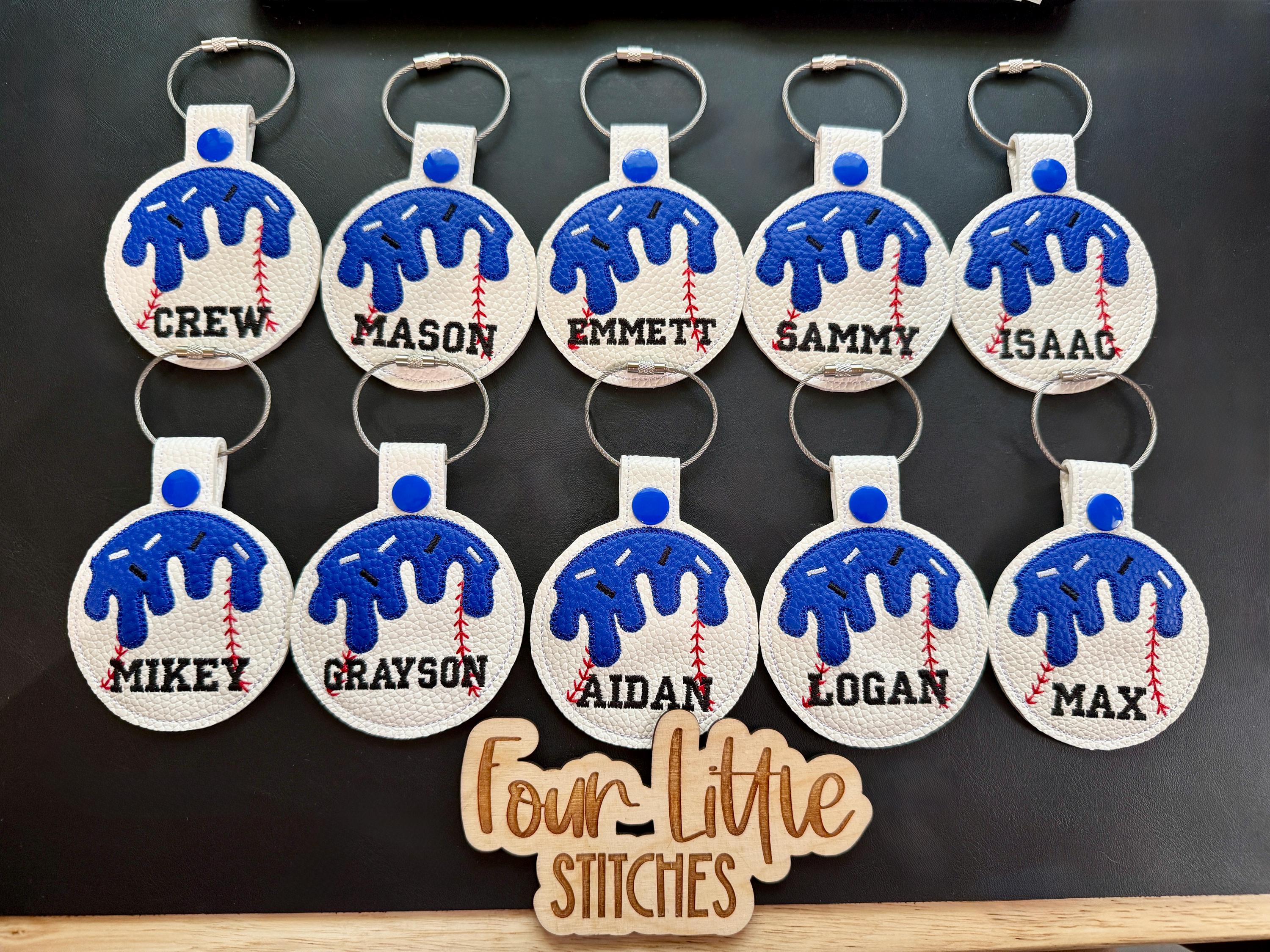 Baseball Drip, Drippy Bag Tag, Baseball Ice Cream Drip Bag Tag ...