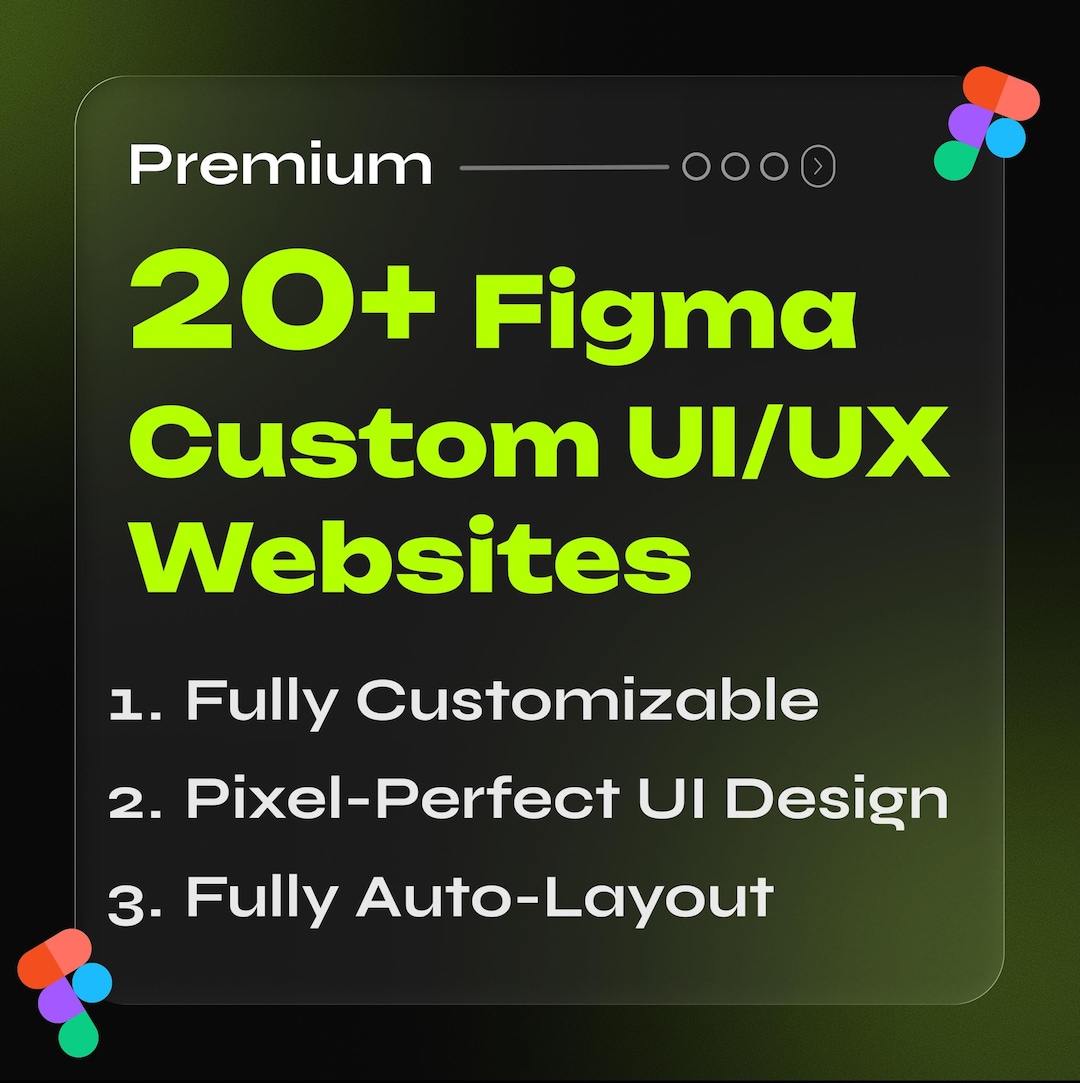 20+ Modern Website UI/UX Templates for Figma | UI Kit - Etsy