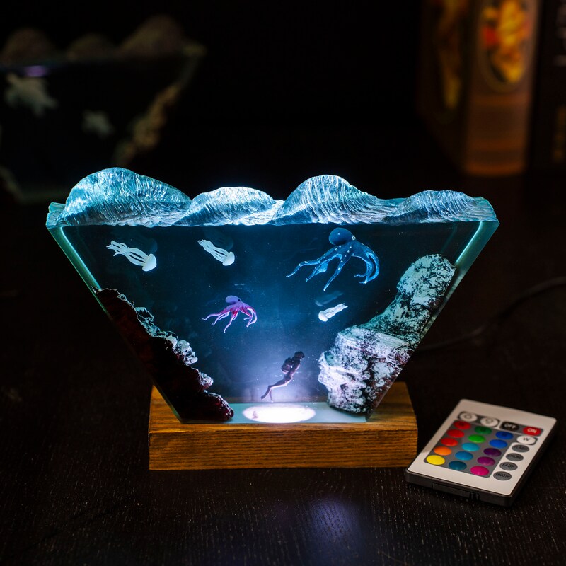 Ocean Lamp - Etsy