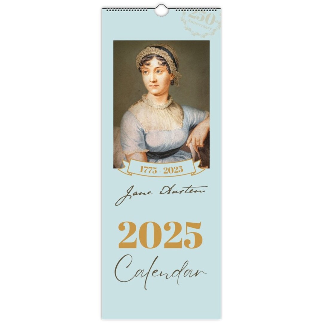 Jane Austen 2025 Wall Calendar | Commemorative Anniversary Calendar ...