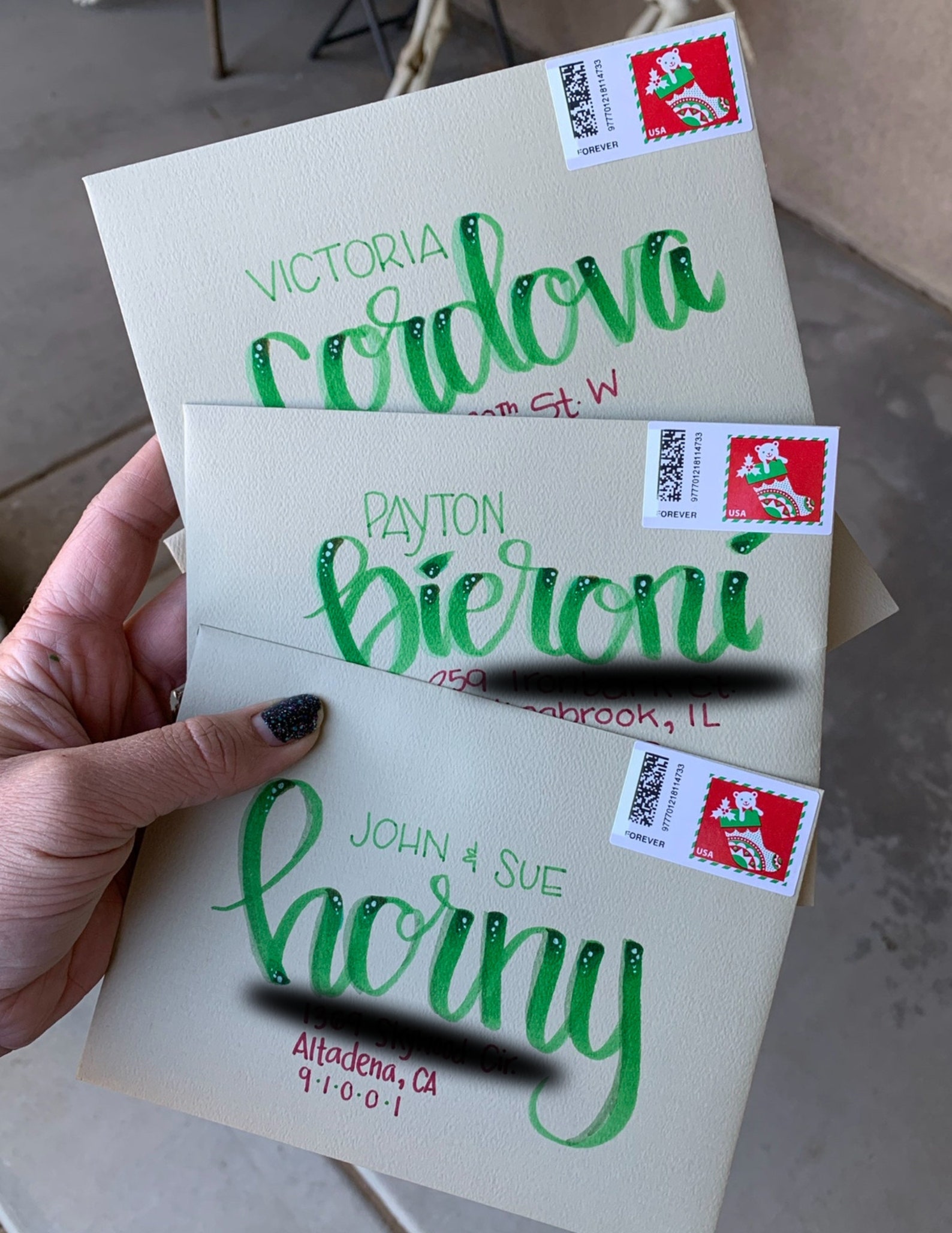 Custom Hand Lettered and Doodled Card - Profanity Encouraged & Adult ...