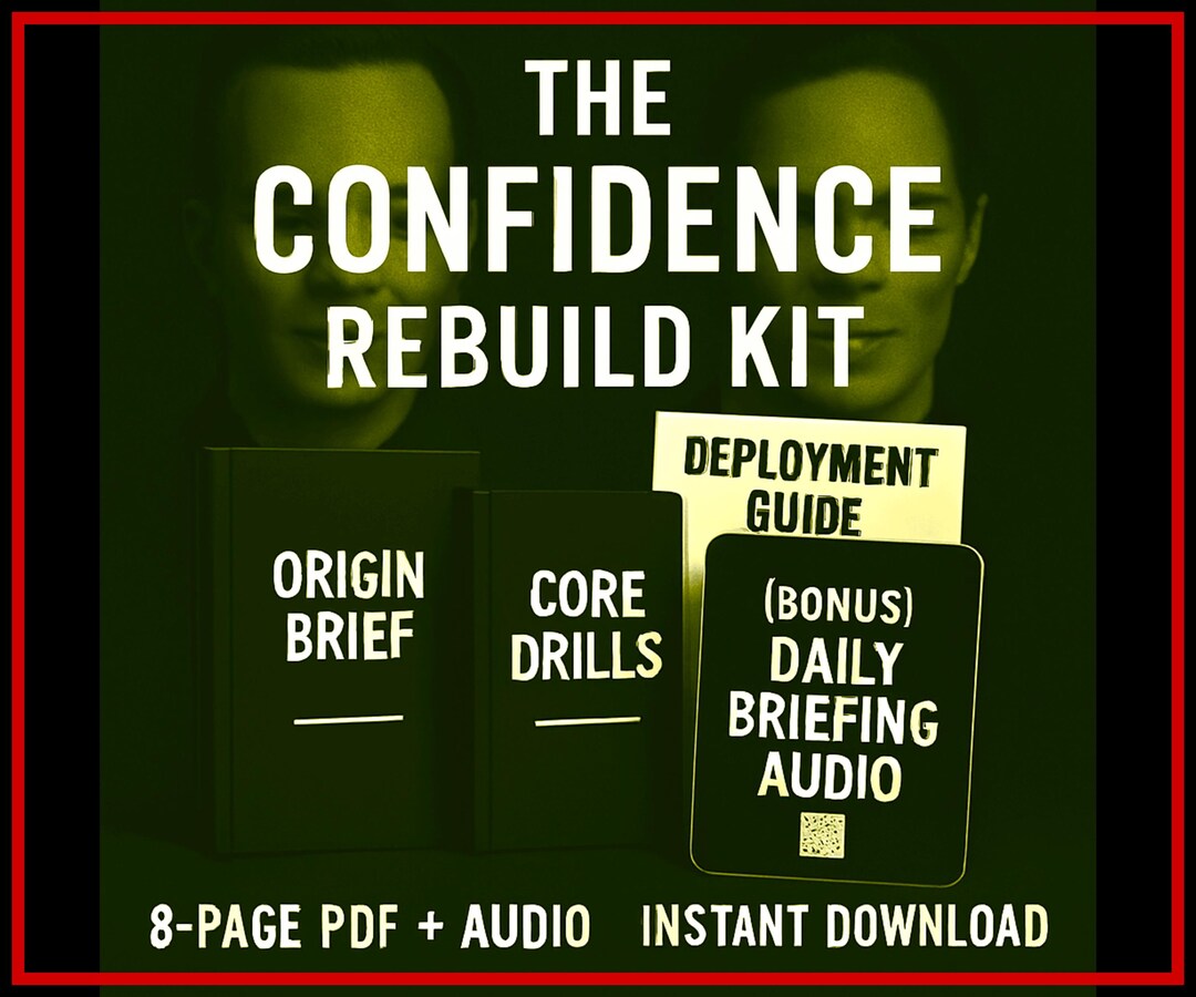 Confidence Rebuild Kit, Printable PDF Toolkit for Self-worth, Inner ...