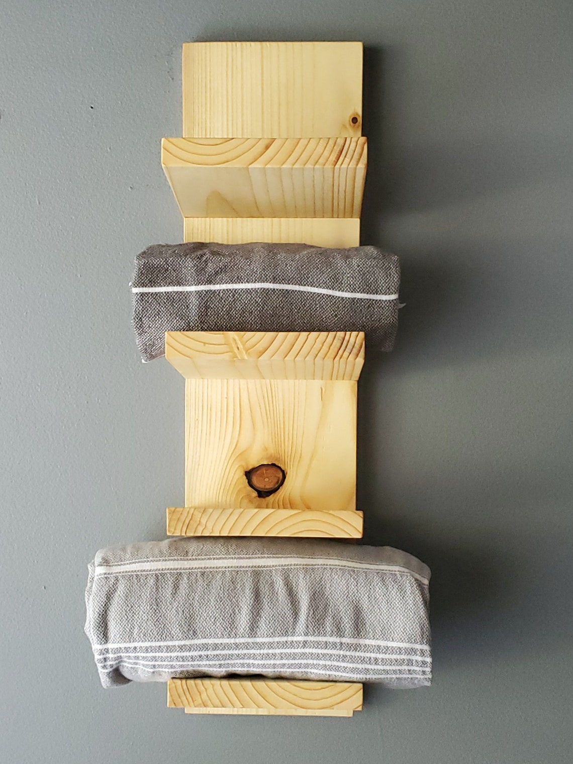 Sauna Towel Rack old Country Style Straight Edges: Farm | Etsy