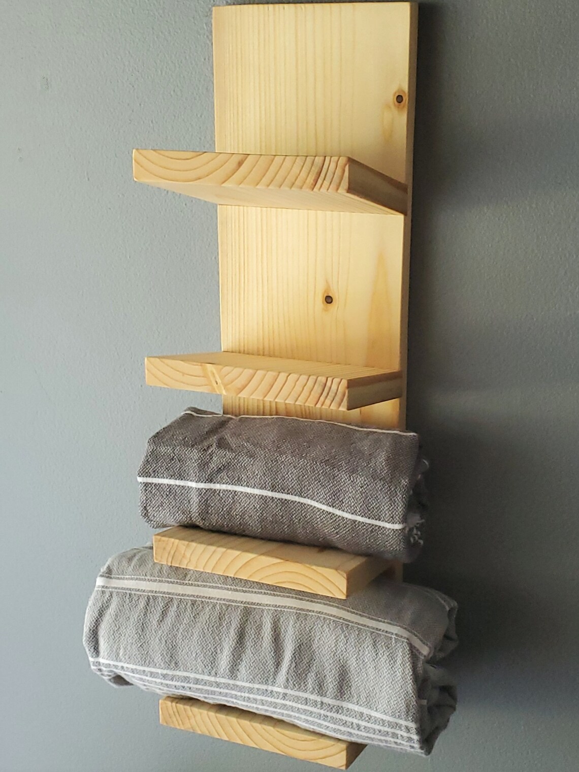 Sauna Towel Rack old Country Style Straight Edges: Farm | Etsy