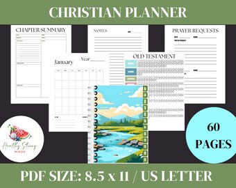 Christian Planner Printable DAILY AND WEEKLY Faith Planner Daily ...