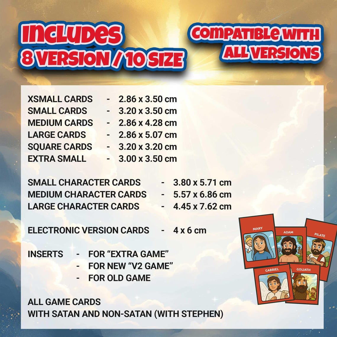 Bible Character Guess Who Game: Printable Christian Game Inserts - Etsy