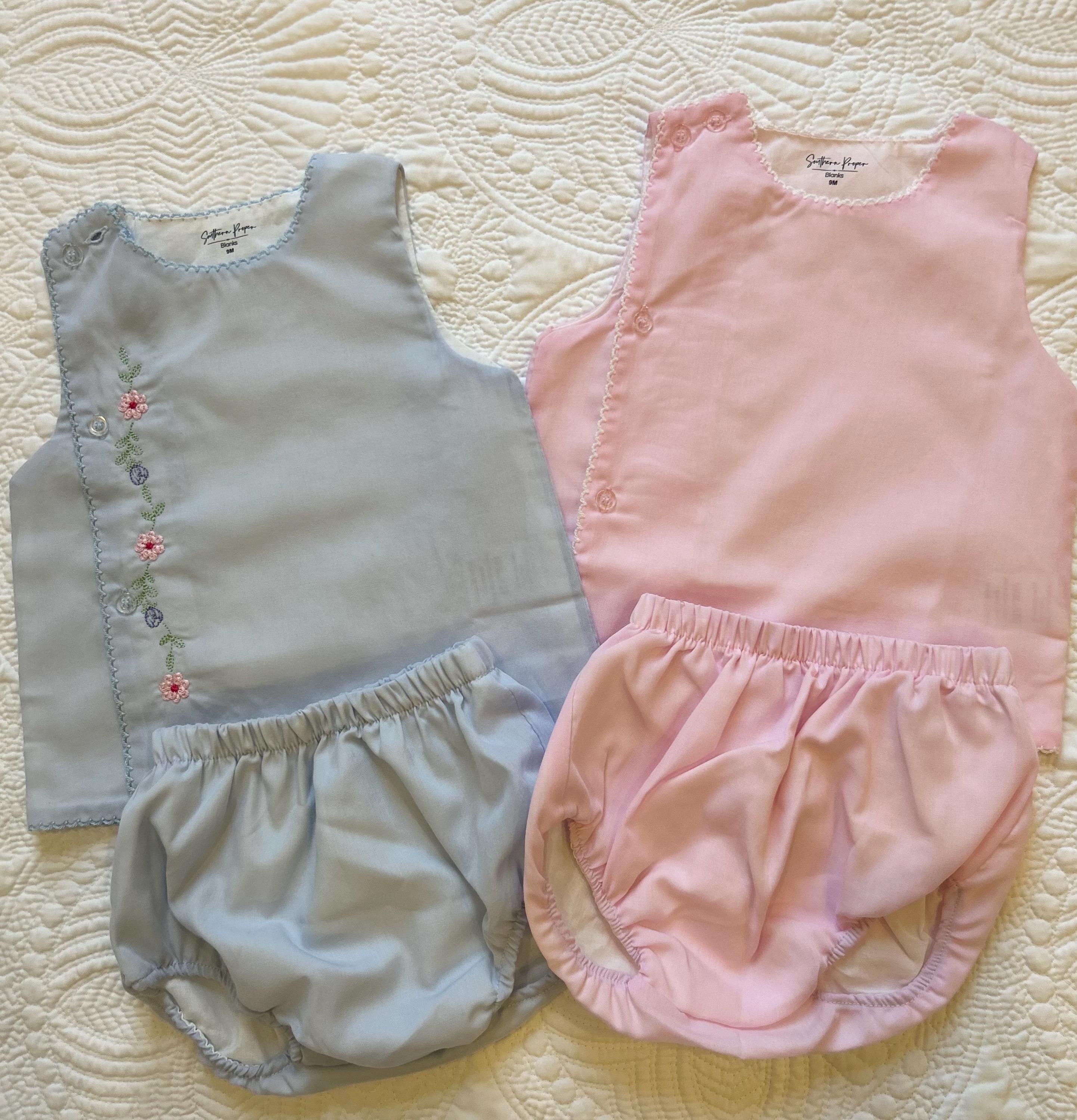 Two-piece Embroidered Diaper Set - Etsy