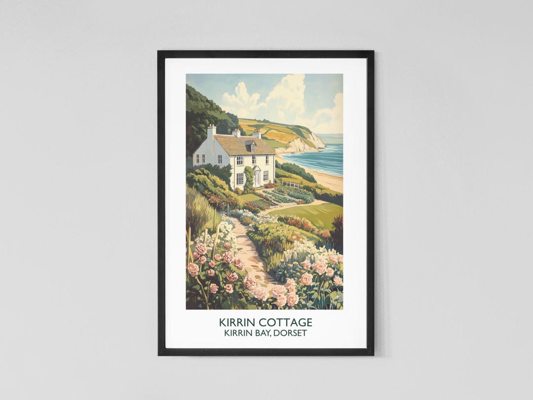 Kirrin Cottage Vintage-style Travel Poster | Enid Blyton Famous Five ...
