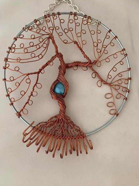 Hanging Wire Jewelry Tree | Etsy