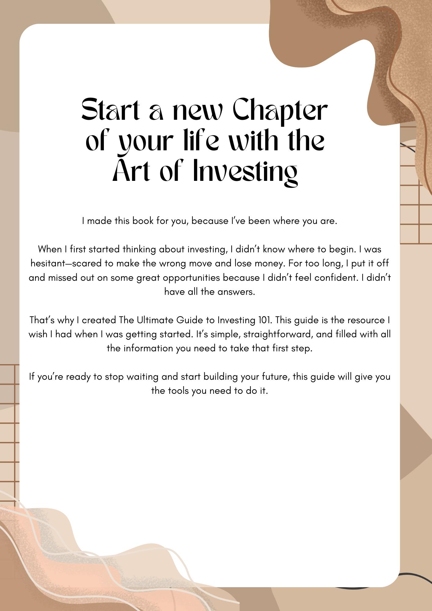 The Ultimate Guide to Investing 101: Your Blueprint to Smart, Confident ...