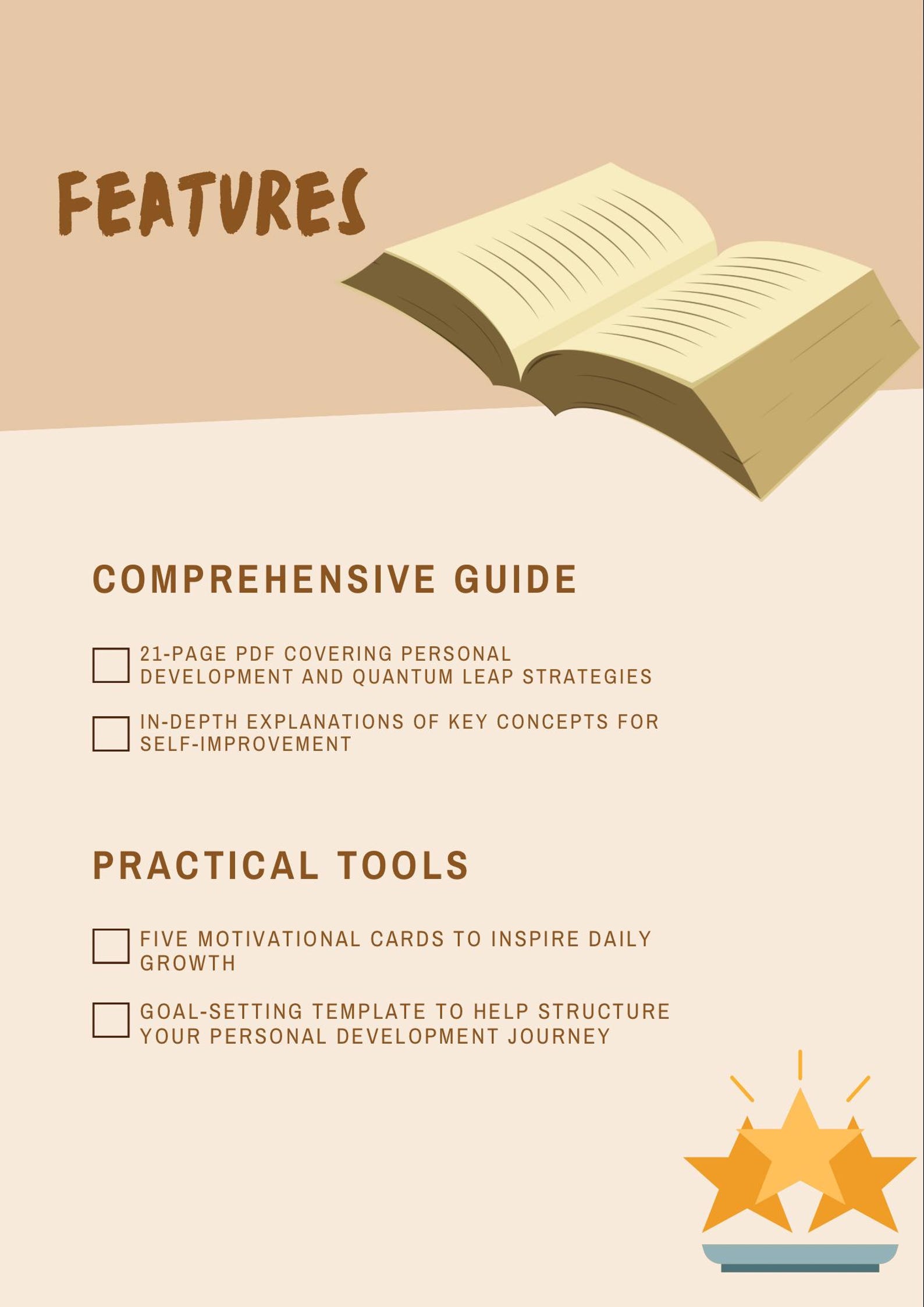 Personal Development Guide With Bonus Goal-setting Template ...