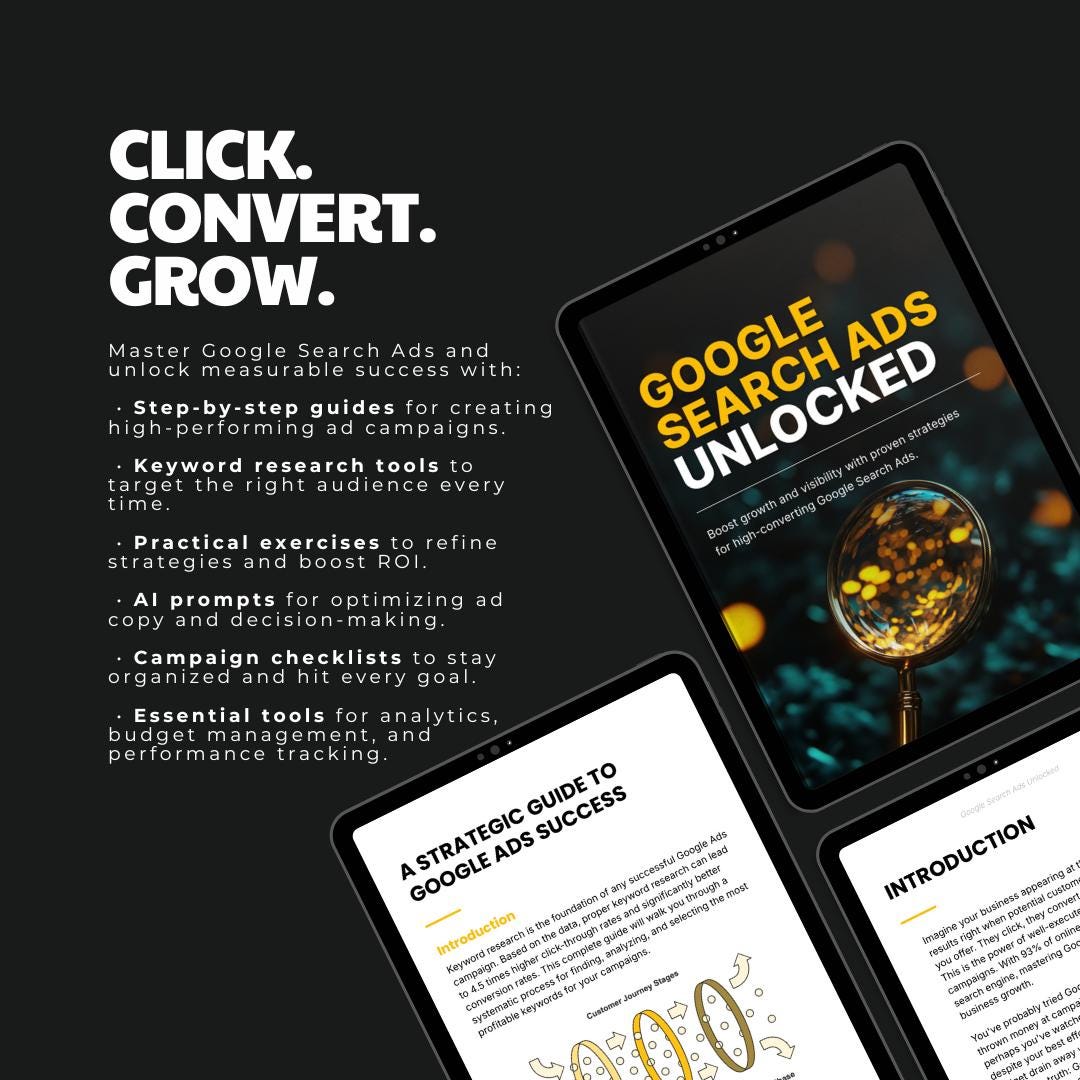Master Google Ads Bundle | High-roi Campaign Tools - Etsy