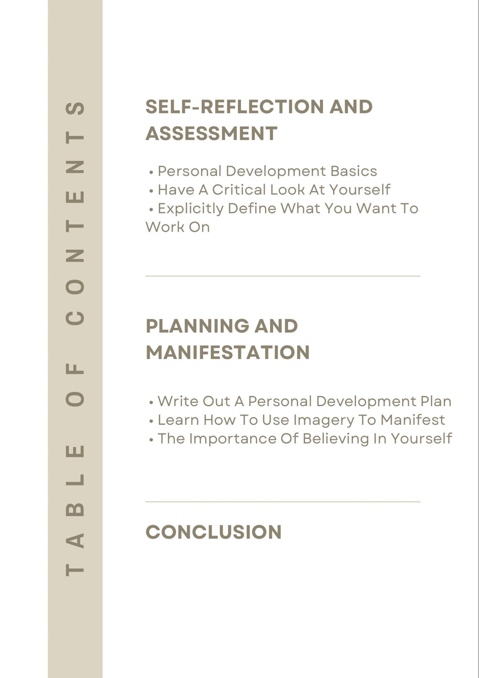 Personal Development Guide With Bonus Goal-setting Template ...