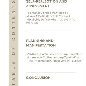 Personal Development Guide With Bonus Goal-setting Template ...