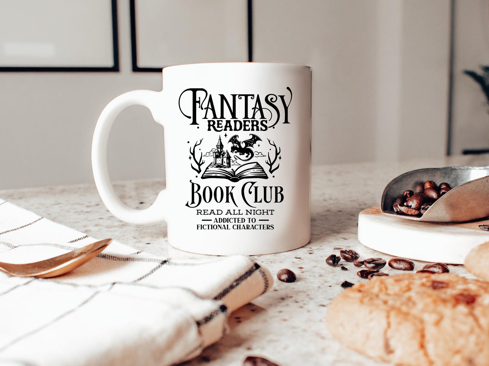 Fantasy Readers Book Club PNG: Dragon Castle Design (digital Download ...