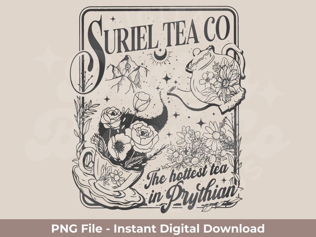 Suriel Tea Co PNG: Prythian Series (digital Download) - Etsy