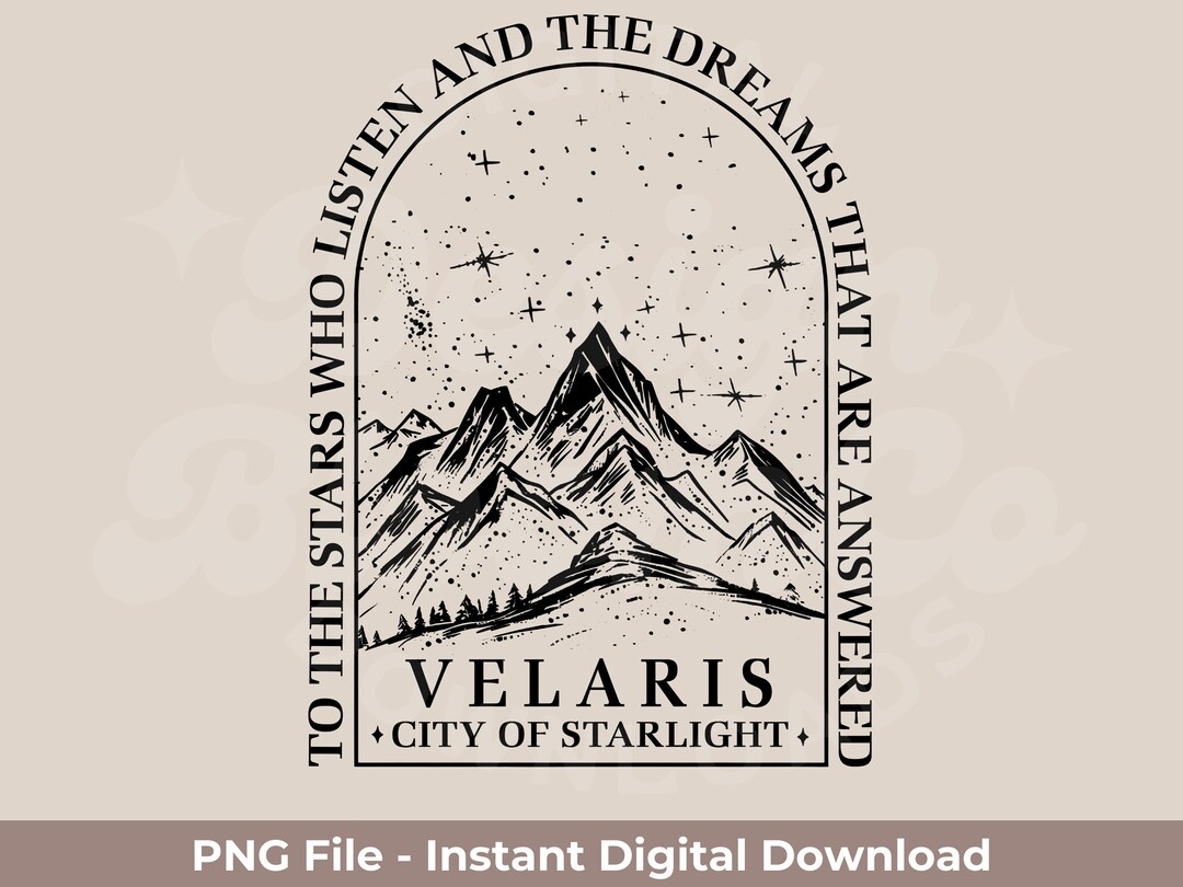 Velaris City of Starlight PNG: Acotar Series (digital Download) - Etsy