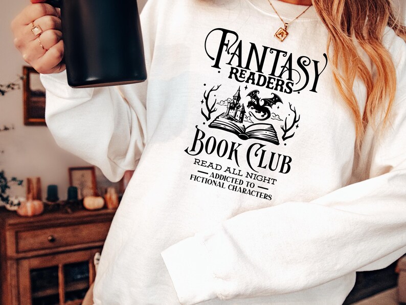 Fantasy Readers Book Club PNG: Dragon Castle Design (digital Download ...