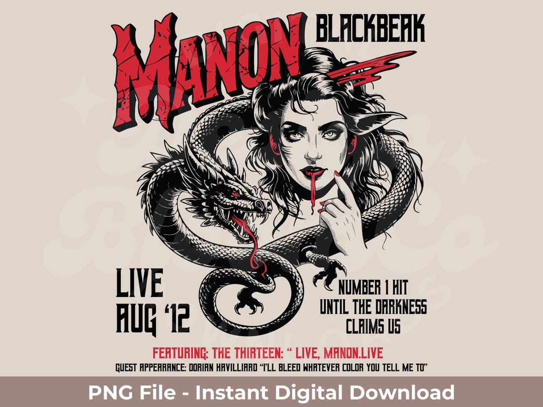 Manon Blackbeak PNG: Throne of Glass Fan Art (digital Download) - Etsy