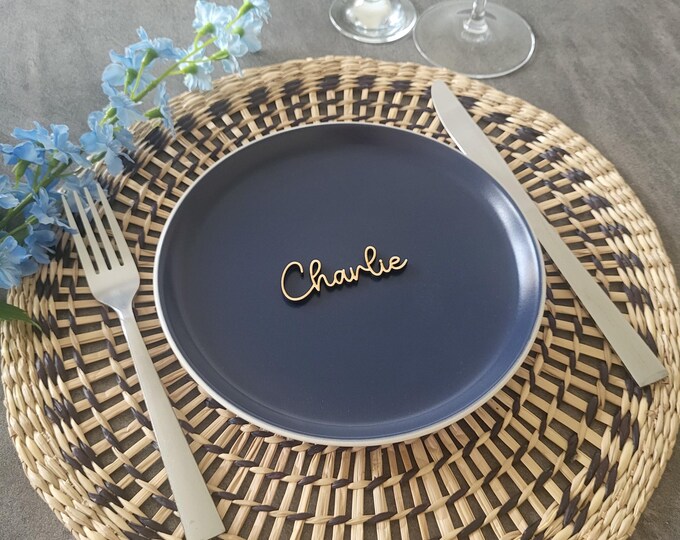 Wedding Place Cards , Personalized Place Cards , Place Names , Wood ...