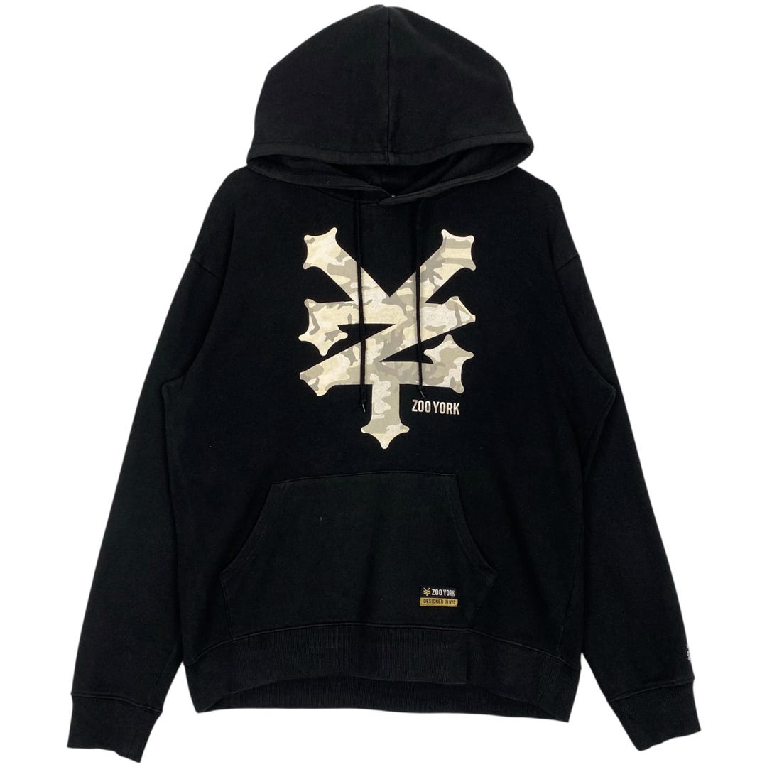 Vintage Zoo York Full Zip Hoodie Black Pullover Jumper Size L - Etsy