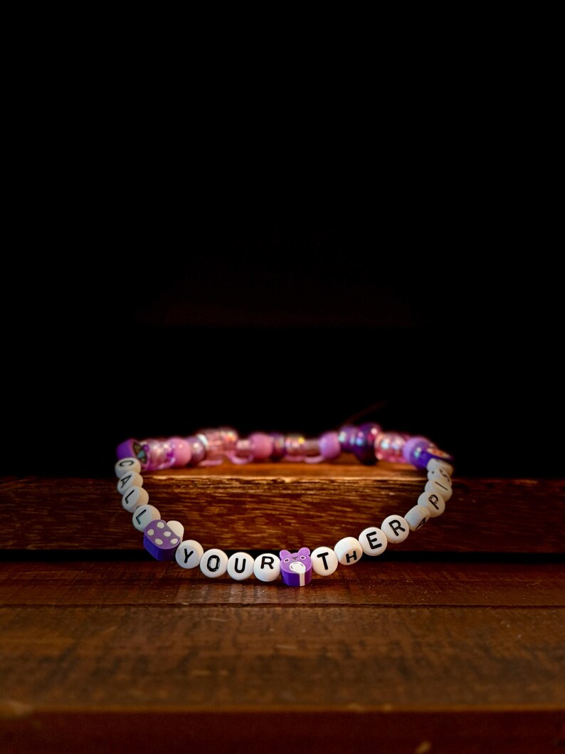 Therapy-inspired Handmade Beaded Fidget Phone Charm for Stress and ...