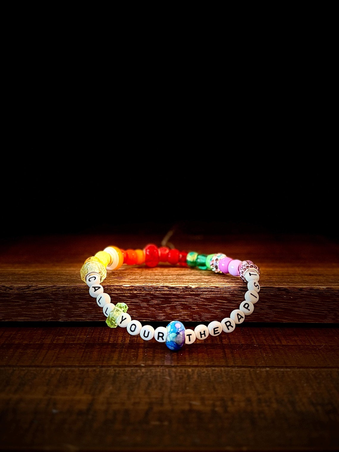 Therapy-inspired Handmade Beaded Fidget Phone Charm for Stress and ...