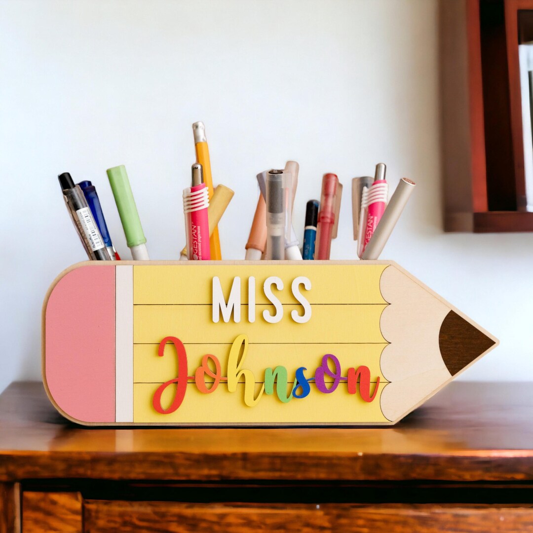 Personalized Teacher Desk Caddy,teacher Desk Organizer,back to School ...