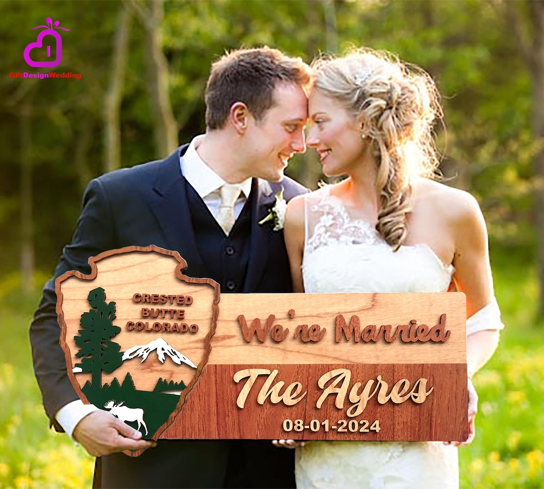 Custom National Park Sign 3D, Wedding Sign, Camp Wedding, Hiker Gift ...