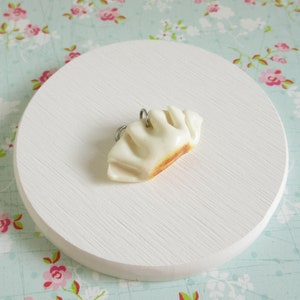 Fried Dumpling Charm, Miniature Dim Sum, Polymer Clay Asian Food, Add ...